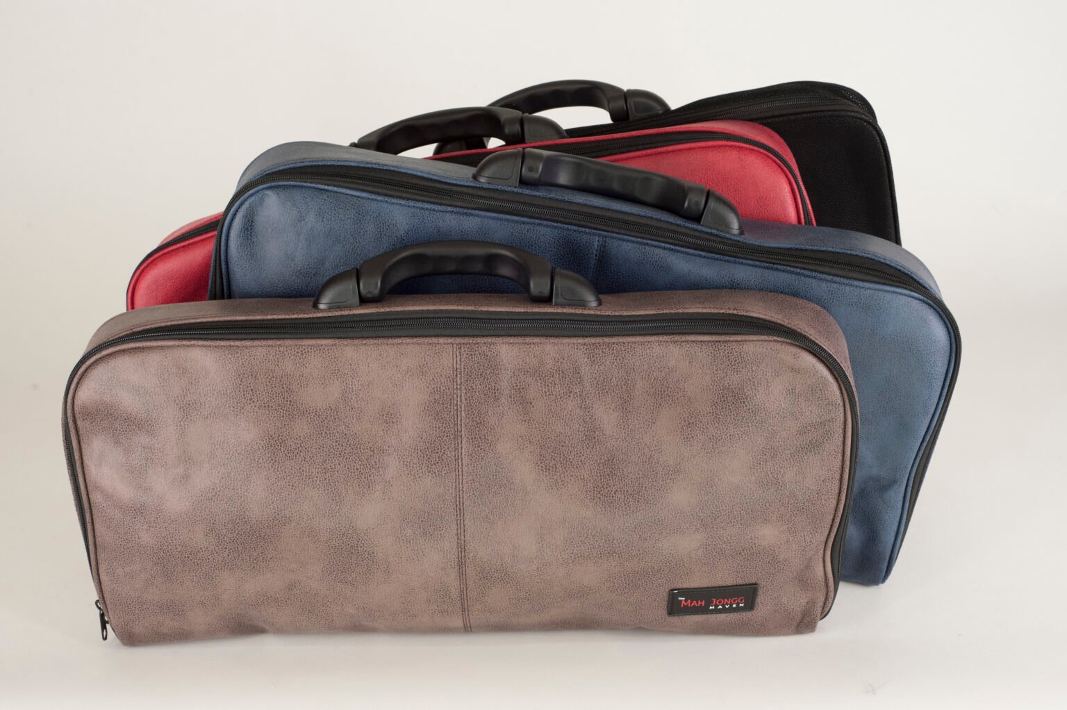 Lightweight Soft-Sided Carrying Case (Faux Suede) - MahJongg Maven & Games