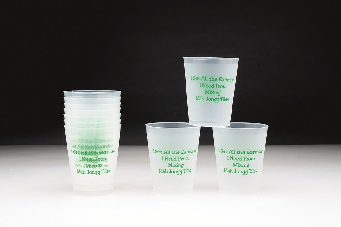 Mah Jongg Plastic Cups - MahJongg Maven & Games