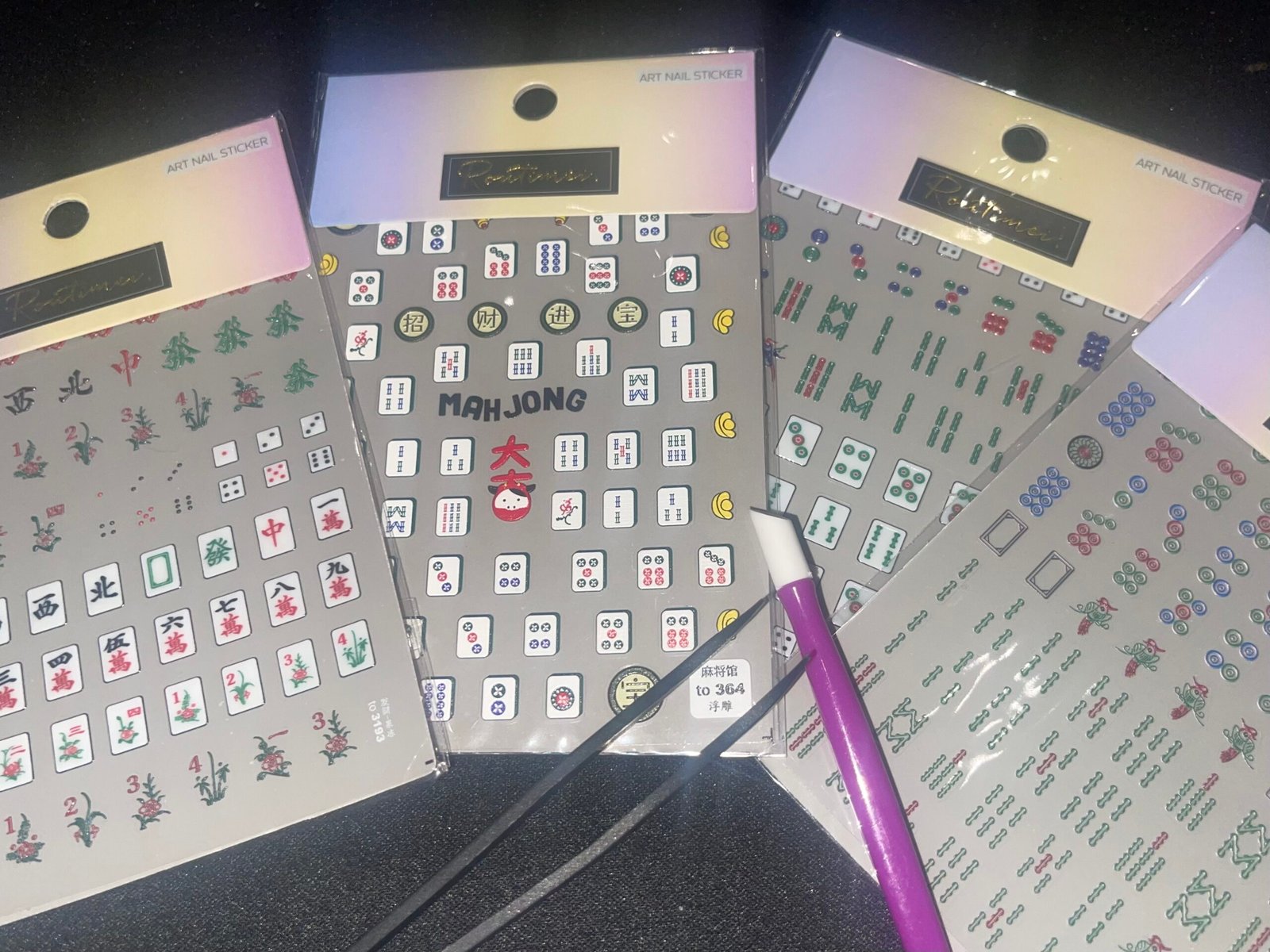Mah Jongg Nail Stickers - MahJongg Maven & Games