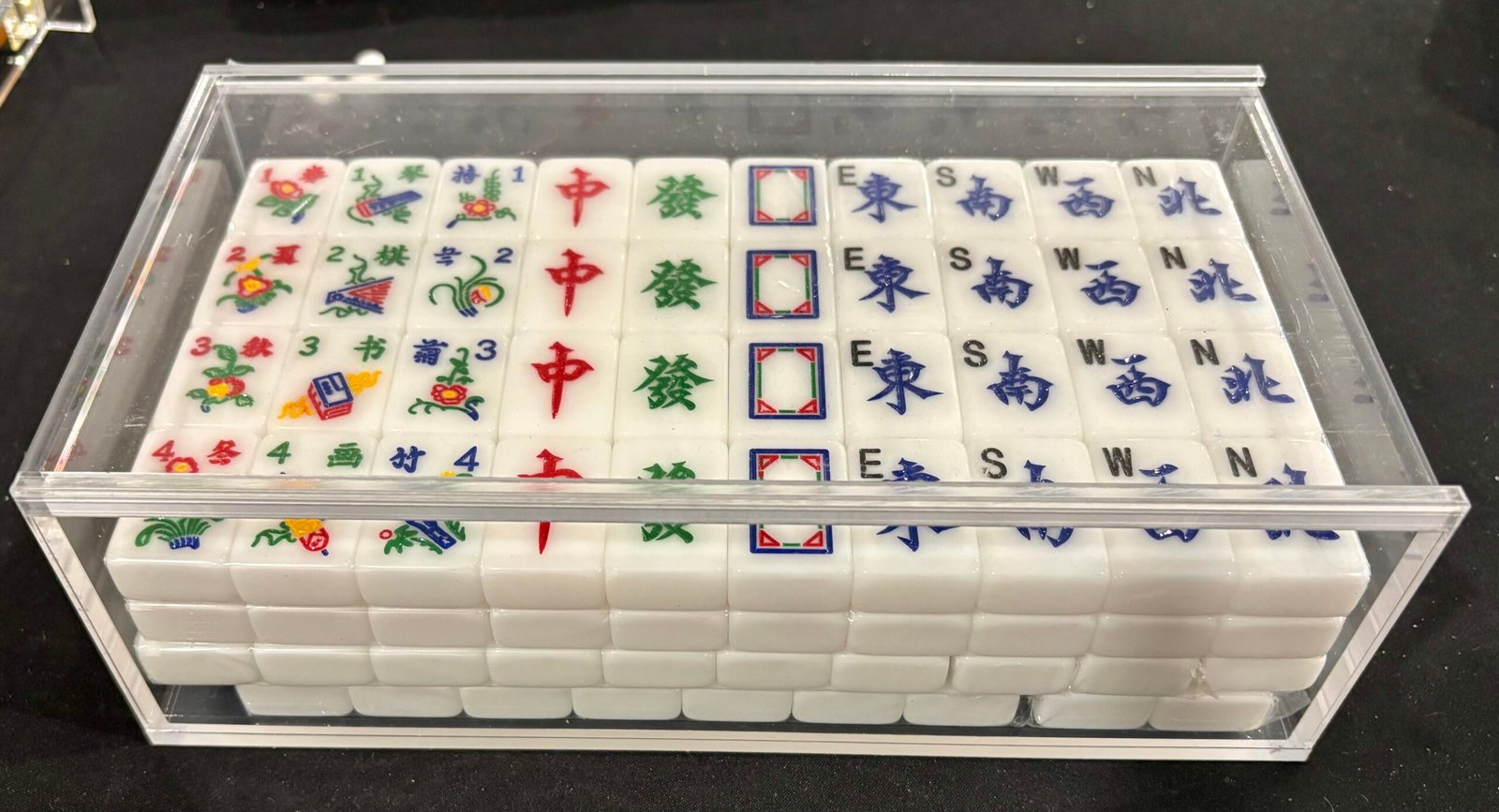 Acrylic Mah Jongg Tile Box - MahJongg Maven & Games