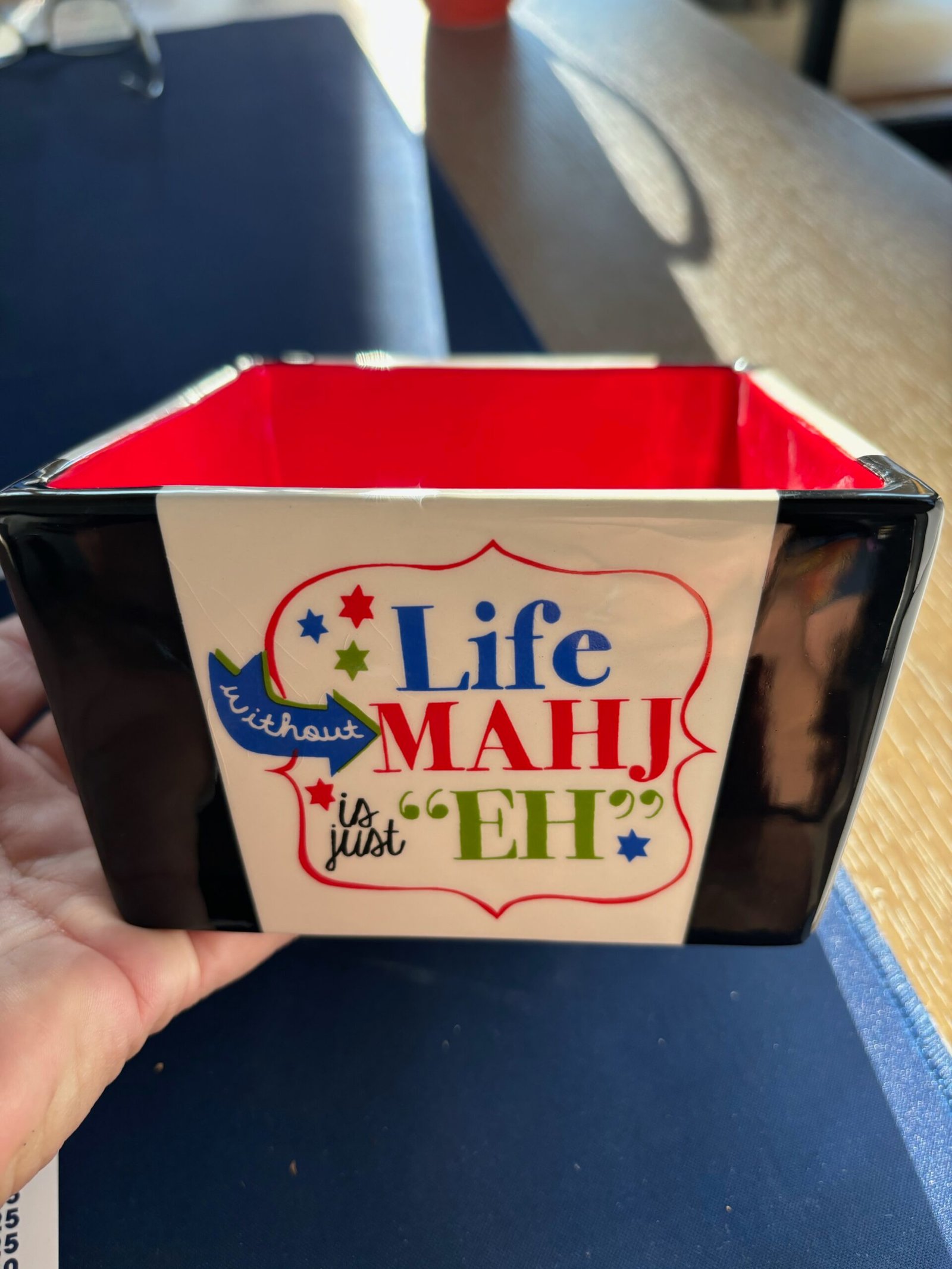 Life without Mahj is just "EH" snack bowl - MahJongg Maven & Games