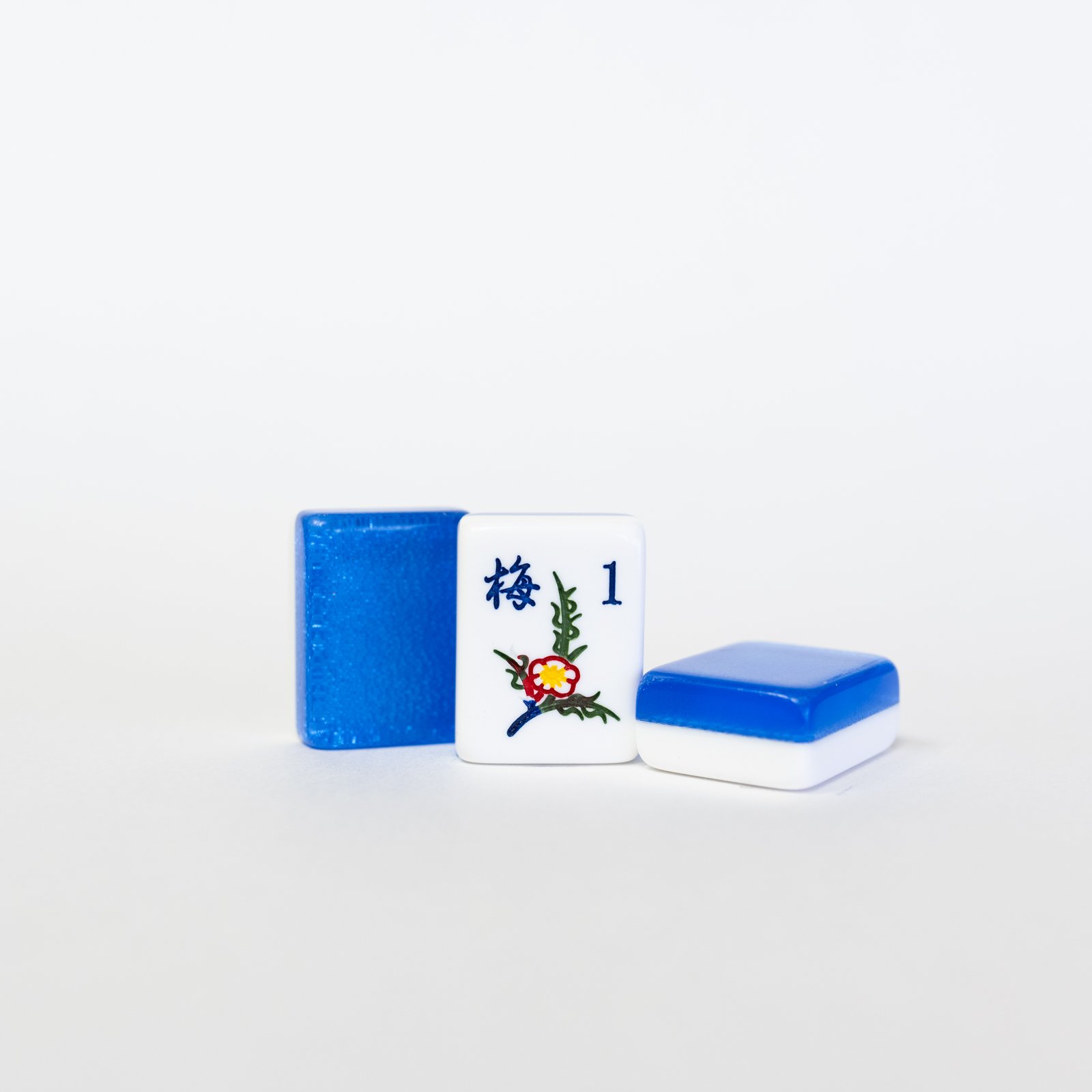 2 Layer Mediterranean Blue Sparkle Mahjong Tile set - MahJongg Maven ...